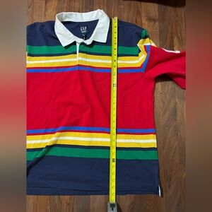 PALACE | Shirts | Palace Gap Rugby Shirt Navy Multi Stripe Mens Size ...